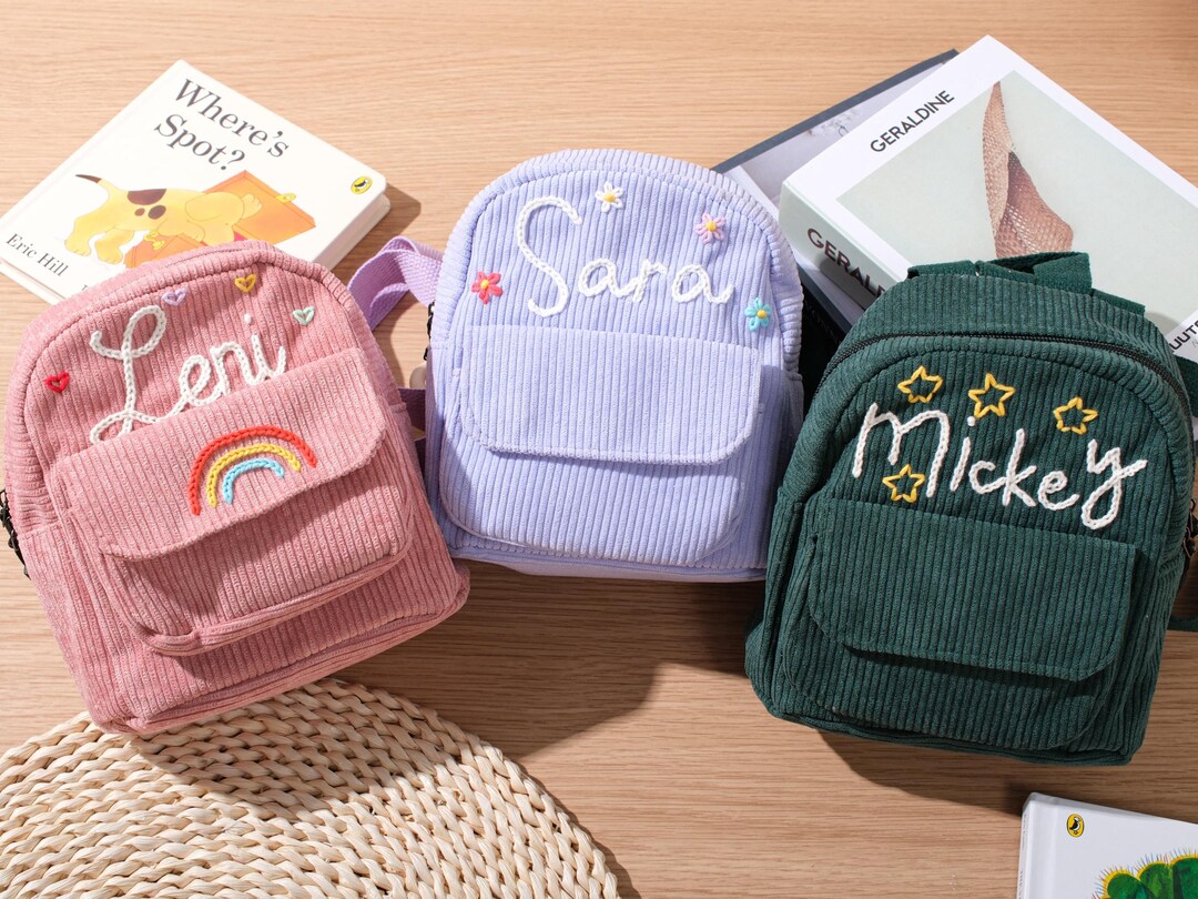 Personalized Kids Backpacks With Custom Names | Unique Embroidered ...