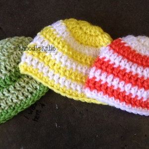 NICU Hat PATTERN, Crochet Hat PATTERN, Newborn Photography Prop, Baby ...