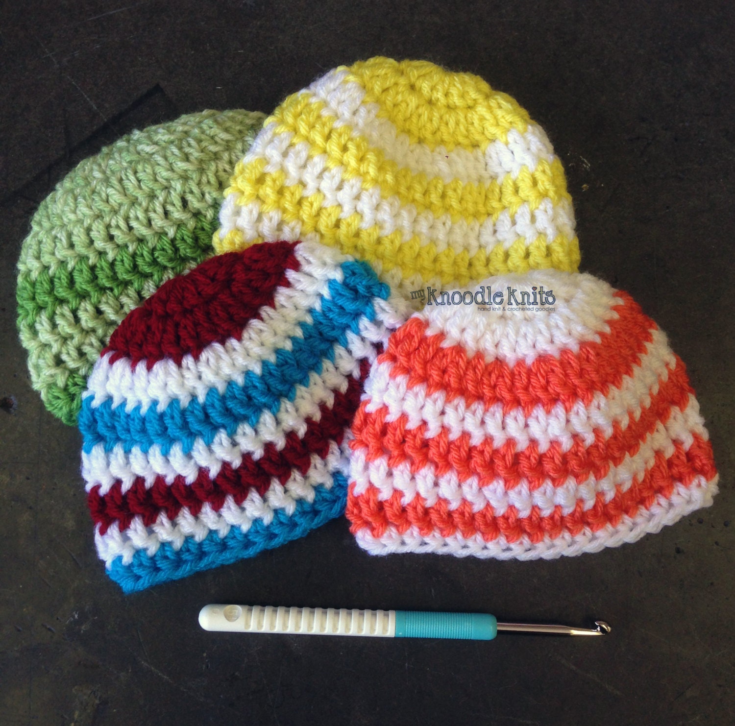 NICU Hat PATTERN, Crochet Hat PATTERN, Newborn Photography Prop, Baby ...