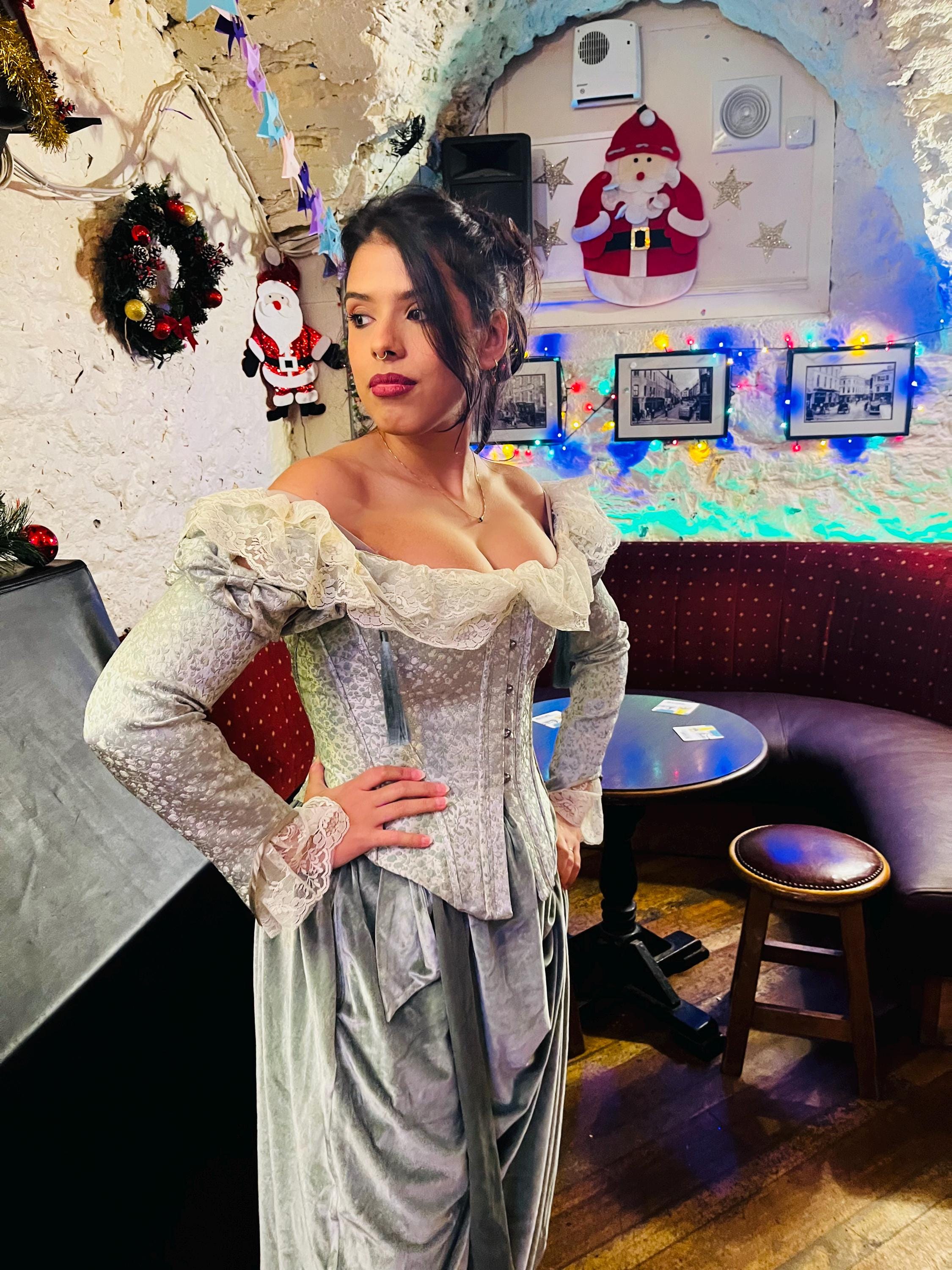 Princess Jasmine Blue Corset Costume Lacemade Harem Pants - Etsy