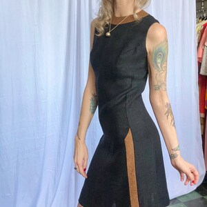 1960s Dress // Allison Ayres Shift Dress // Vintage Twill 60s Dress - Etsy