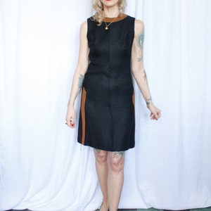 1960s Dress // Allison Ayres Shift Dress // Vintage Twill 60s Dress - Etsy