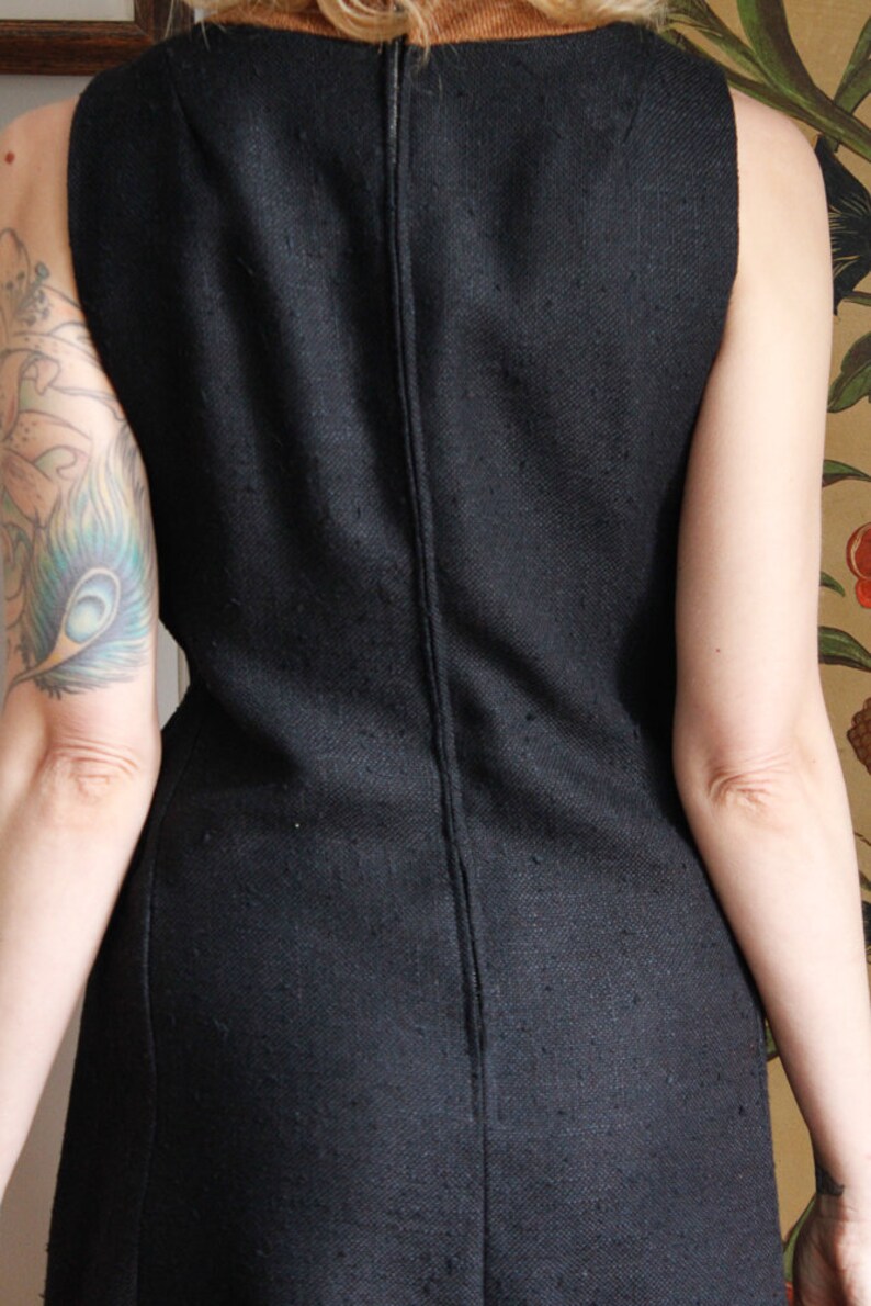 1960s Dress // Allison Ayres Shift Dress // Vintage Twill 60s - Etsy