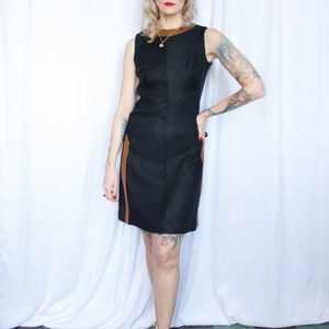 1960s Dress // Allison Ayres Shift Dress // Vintage Twill 60s Dress - Etsy