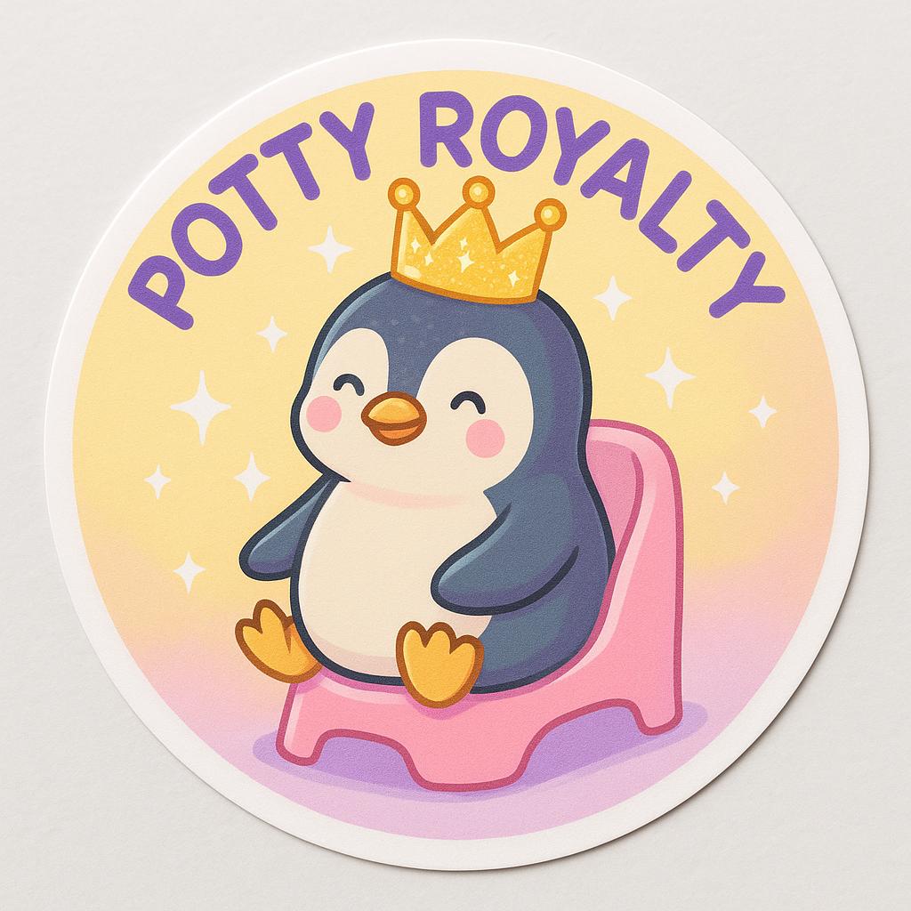 Potty Training Reward Stickers – 6 Cute Digital Prints for Toddlers ...