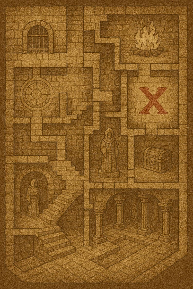 Printable Pirate Treasure Maps: Fantasy Adventure Bundle (PDF & PNG) - Etsy