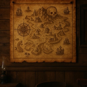 Printable Pirate Treasure Maps: Fantasy Adventure Bundle (PDF & PNG) - Etsy