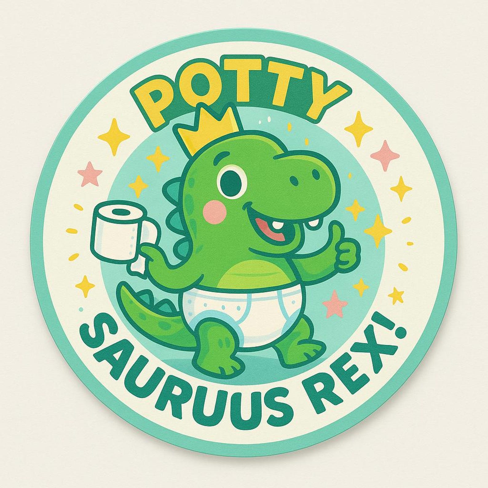 Potty Training Reward Stickers – 6 Cute Digital Prints for Toddlers ...