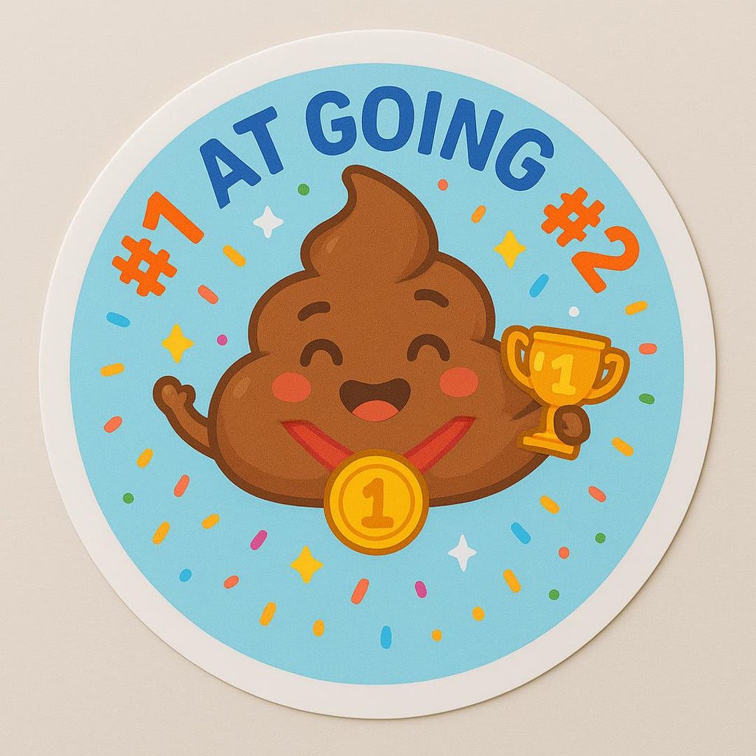 Potty Training Reward Stickers – 6 Cute Digital Prints for Toddlers ...