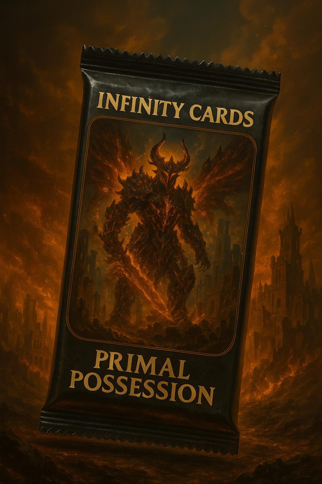 Printable Dark Fantasy Card Art Pack – Primal Possession! TCG Display ...