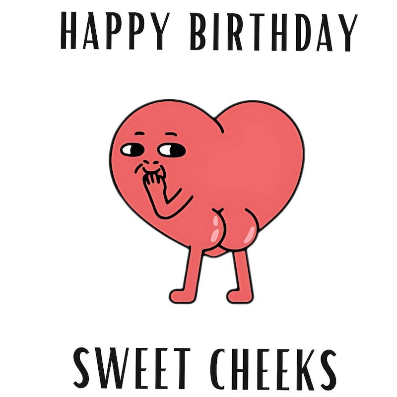Happy Birthday Cheek - Etsy