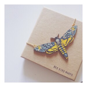 Death's Head Hawk Moth Pin - Etsy