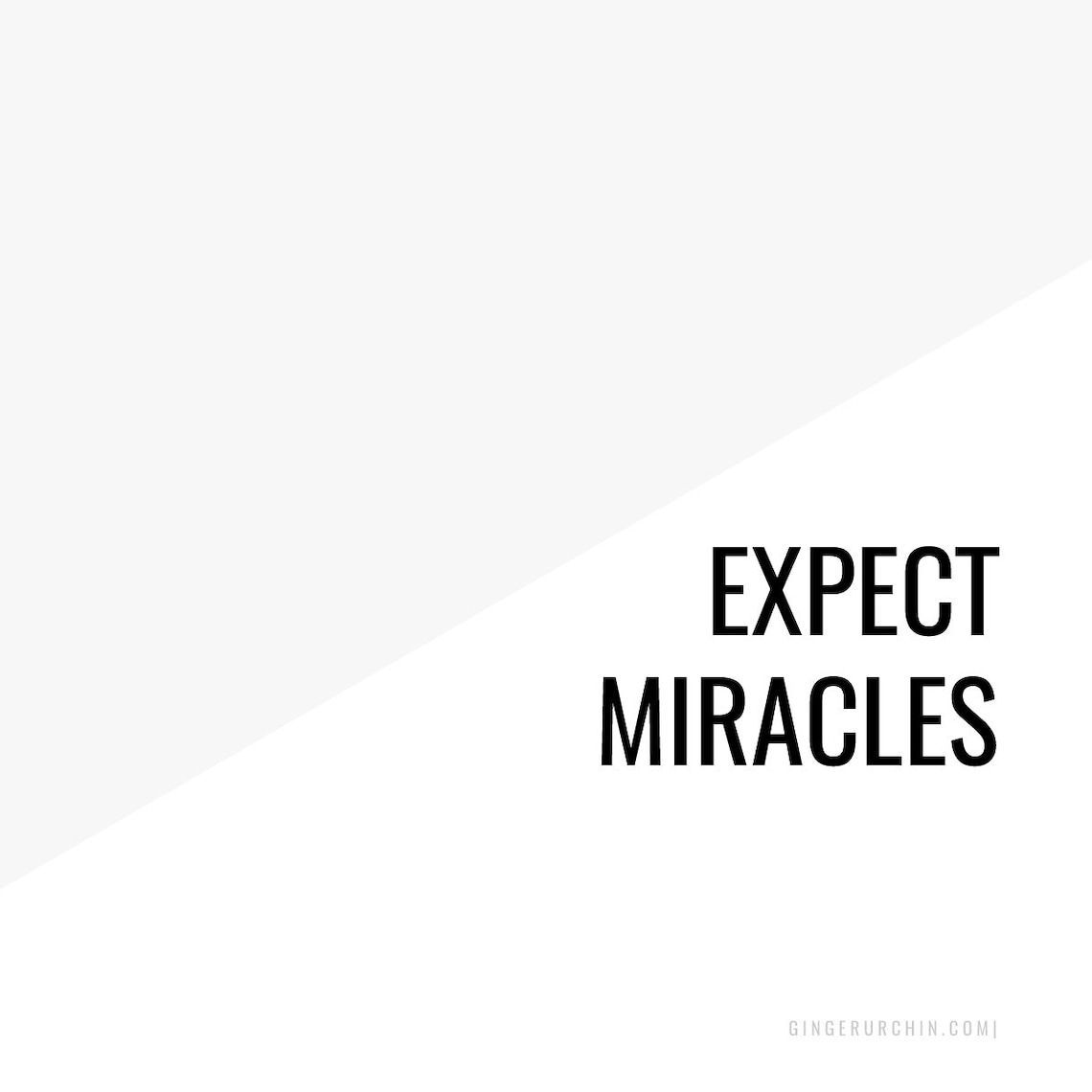 EXPECT MIRACLES // 2 Strung Monochrome Letters - Etsy Canada