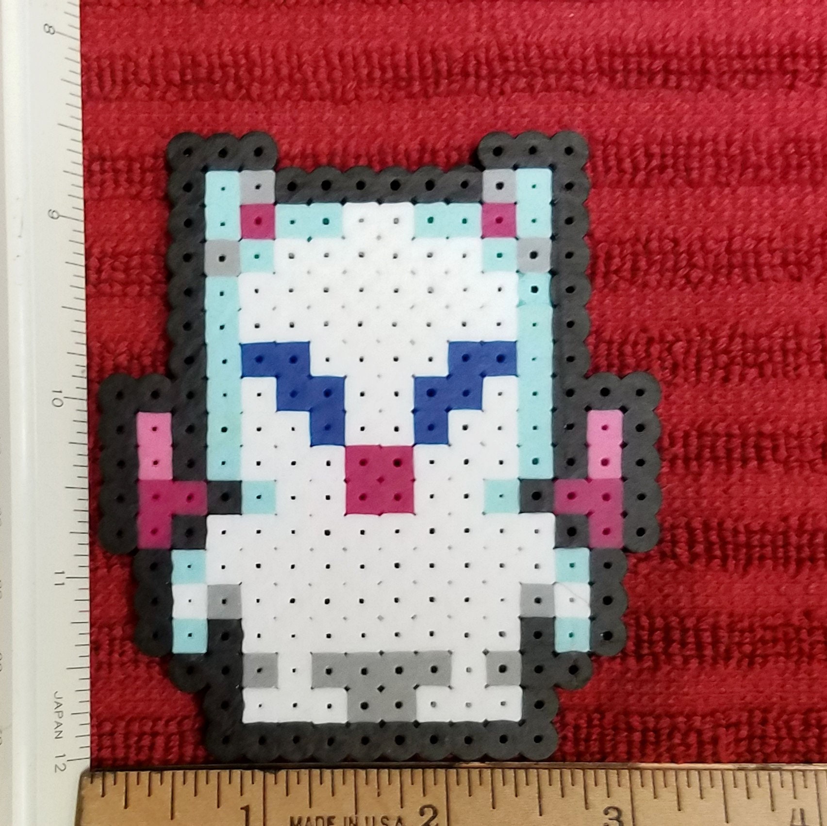 Digital Download — Moogle Final Fantasy Perler Bead Pixel Pattern - Etsy