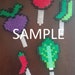 Perler Garden Vegetable Tags or Toy — Pattern - Etsy