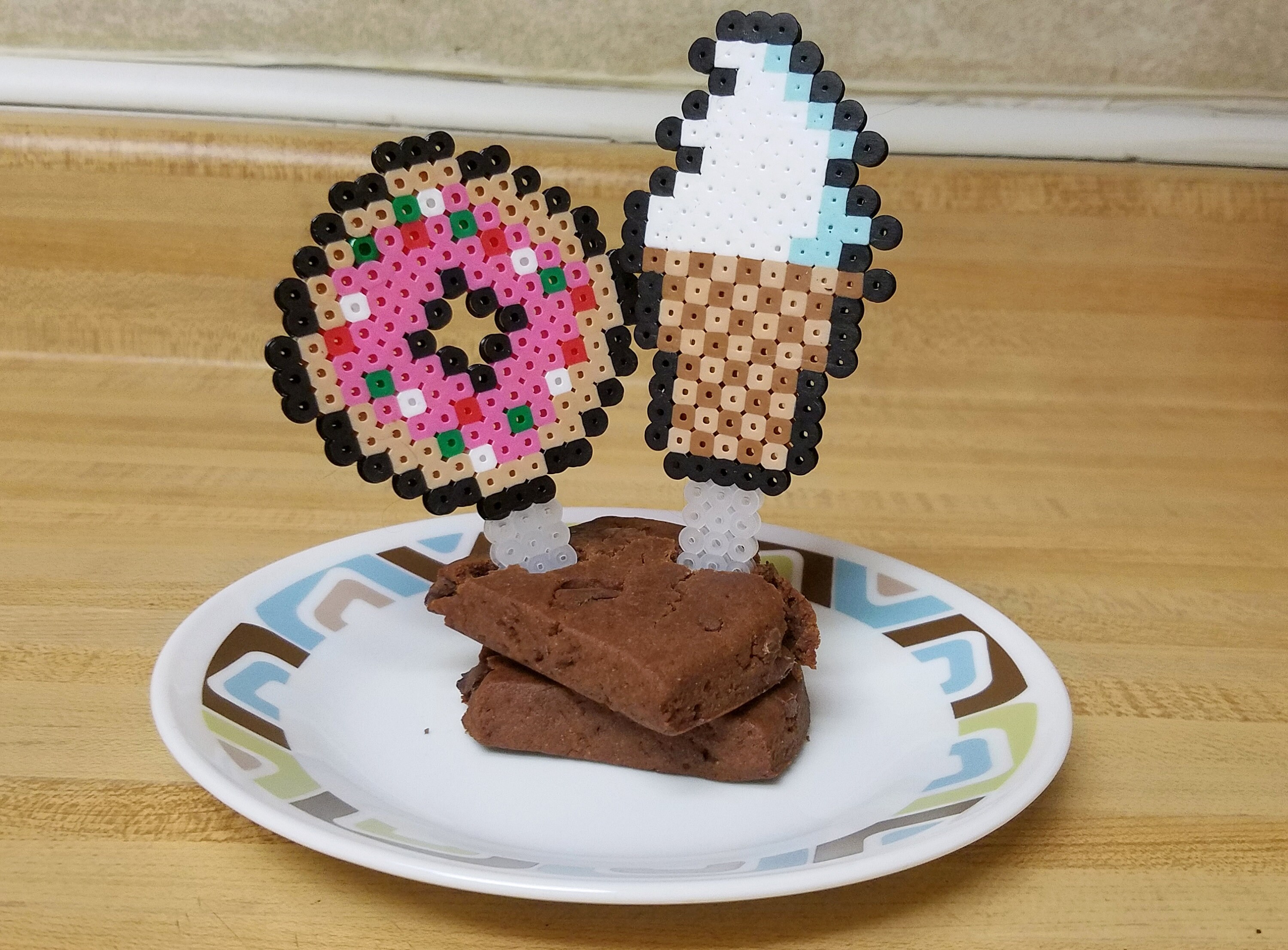 Digital Download Dessert Party Cake Topper Perler Bead Pattern - Etsy
