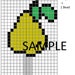 Digital Download — Garden Fruit and Vegetable Tag Marker Perler Bead ...