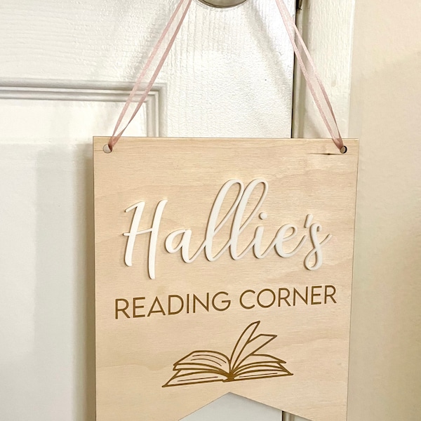 Reading Corner Sign - Etsy