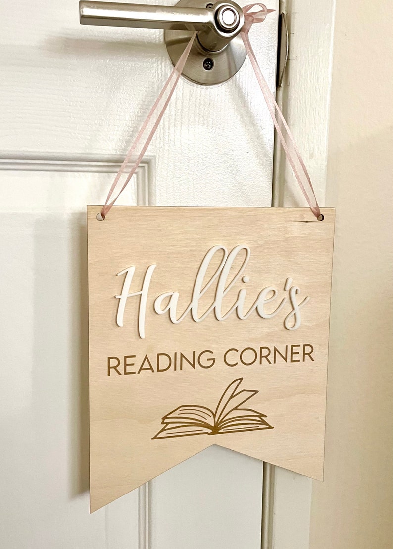 Childrens Reading Corner Sign | Etsy