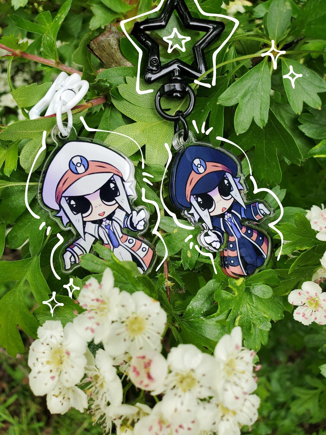 Subway Twins Chibi Anime Inspired Clear Acrylic Keychains - Etsy