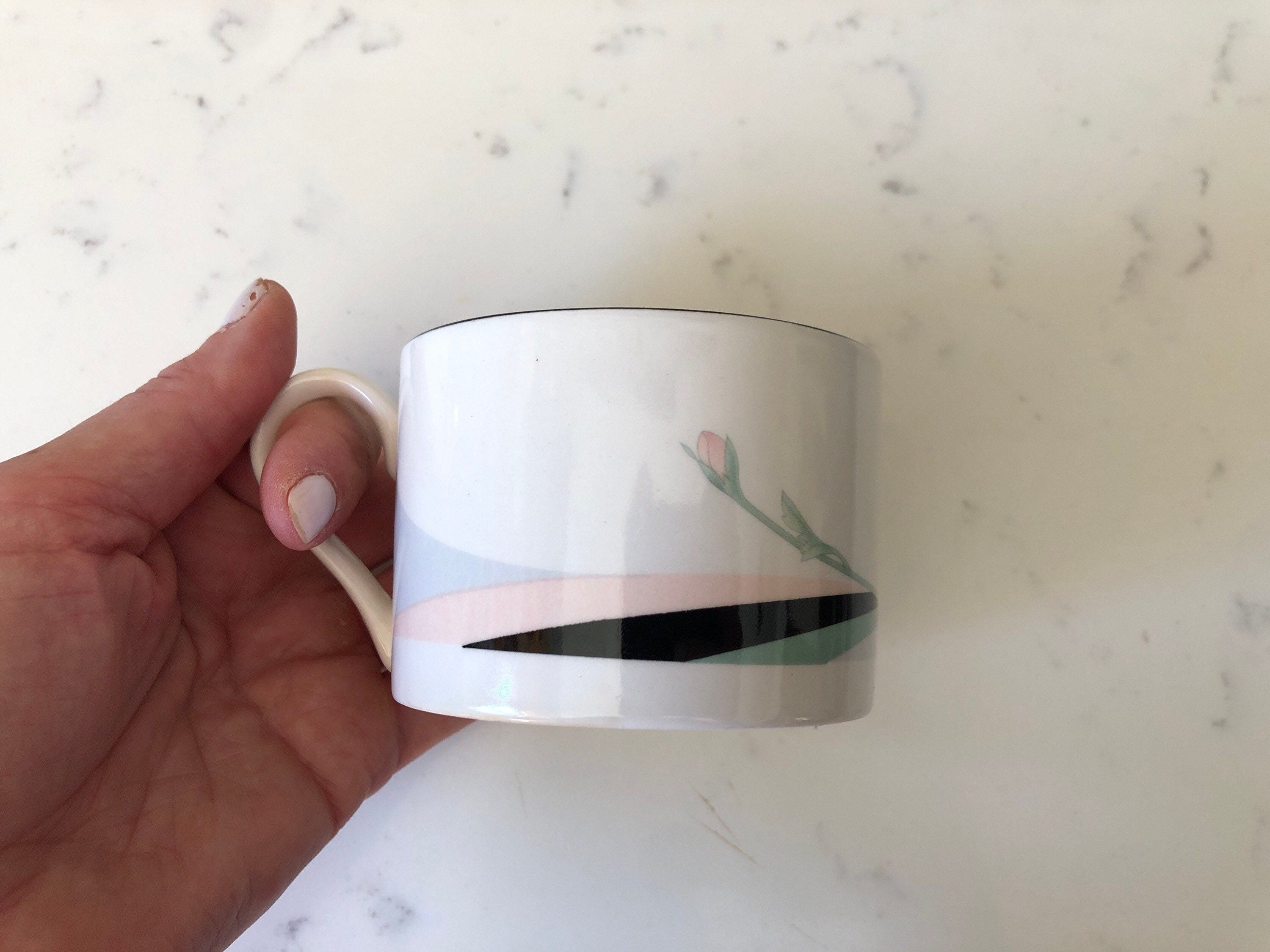 Vintage Sango Jolie Set of 6 Tea Cups • Coffee Cups • 253319 Jolie Cup ...