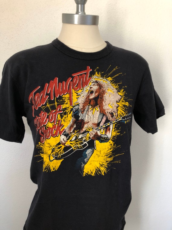 Ted Nugent Tour T-Shirt 1979 State of Shock Live at M… - Gem