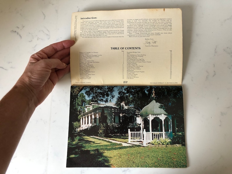 Vintage Louisiana & Mississippi Plantation Cookbook, by Bobby Potts ...