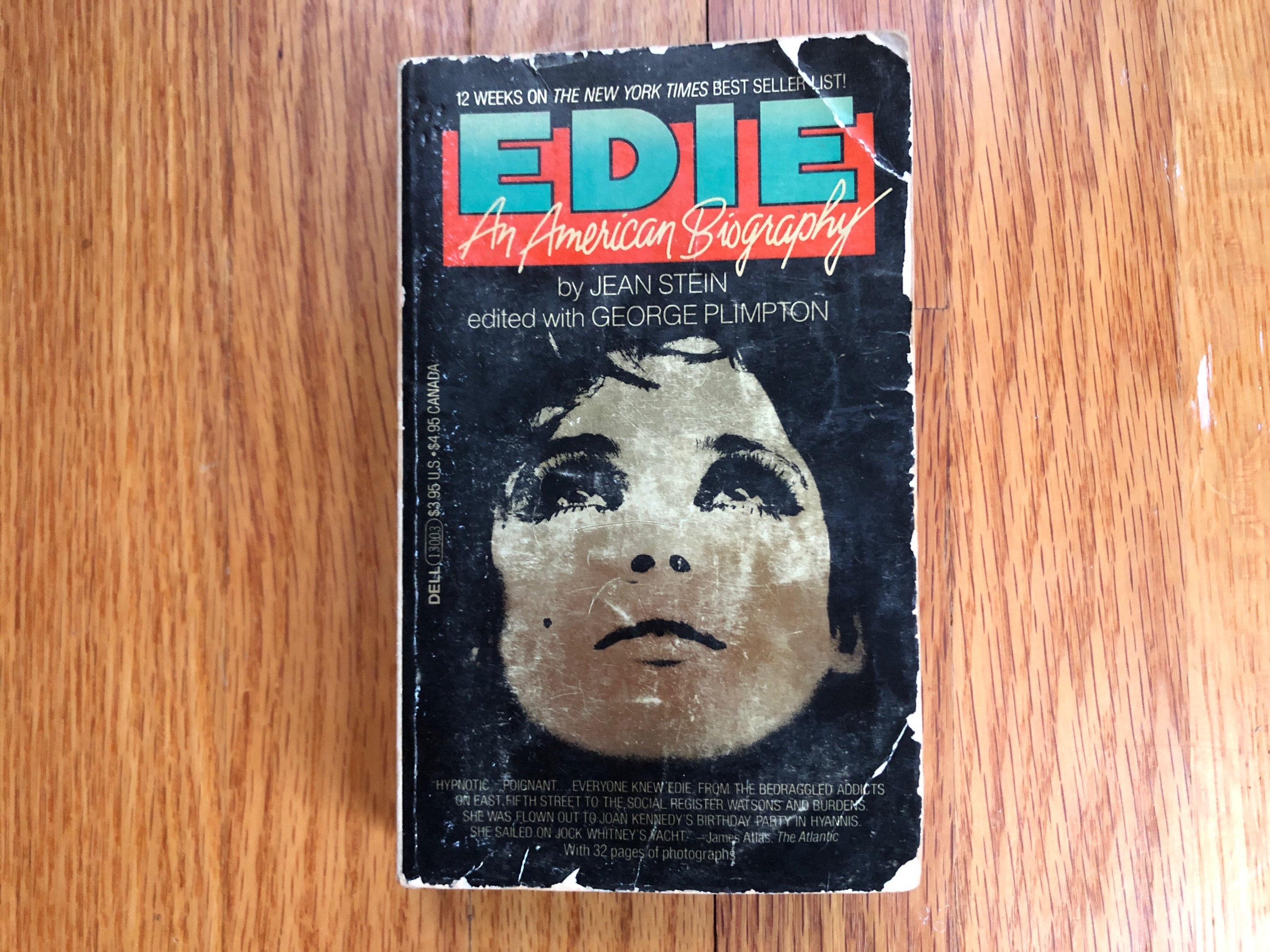 Edie an American Biography by Jean Stein Edited With George Plimpton ...