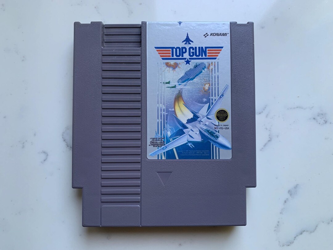 Top Gun Nintendo Capcom Vintage Video Game NES Konami - Etsy