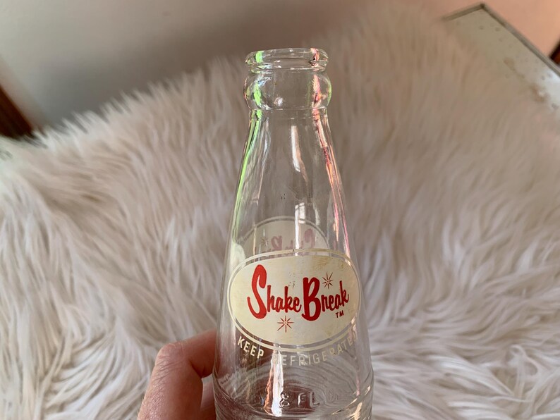 Rare 1965 Shake Break Soda Pop Bottle, Chocolate Soda Bottle, Mid ...