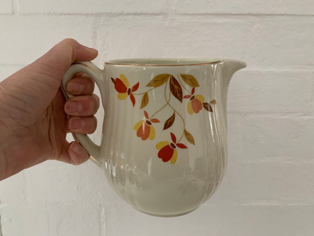 Autumn Leaf by Mary Dunbar Tea Water Pitcher Superior Hall China Jewel ...