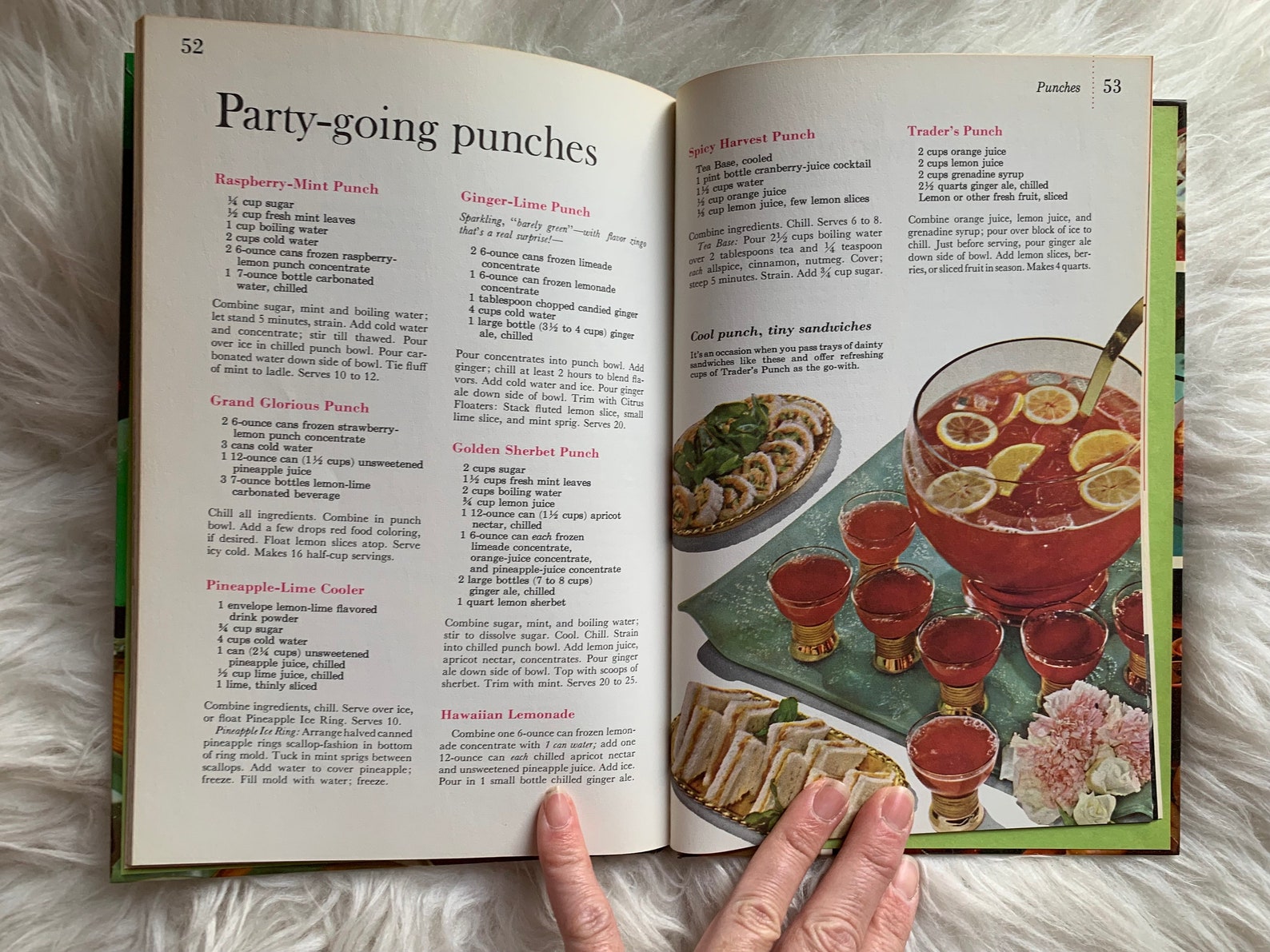 Snack and Refreshments, Better Homes and Garden 1963, First Printing ...
