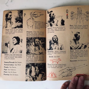 HOW Indian Sign Talk in Pictures by Iron Eyes Cody Assisted by Ye-was ...