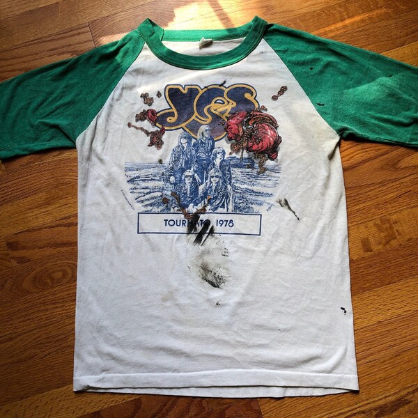 Yes Concert Vintage Shirt - Etsy