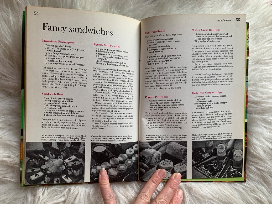 Snack and Refreshments, Better Homes and Garden 1963, First Printing ...