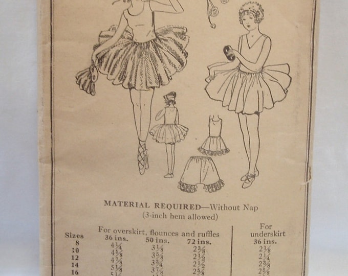 Original Vintage 1920's Pictorial Review Pattern 4457 - Etsy