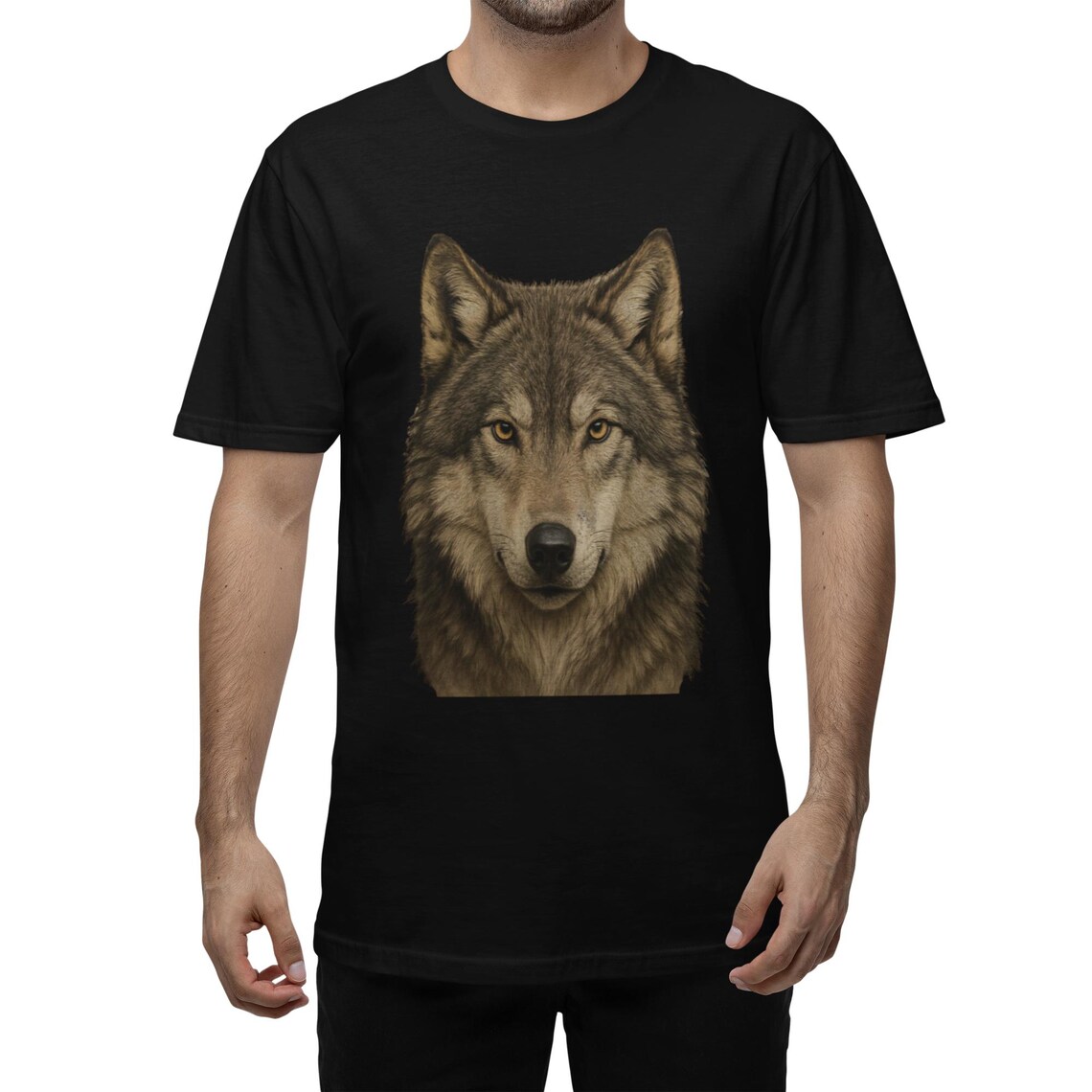 Wolf Head Unisex Softstyle T-shirt | Animal Lovers, Gift for Him/her ...