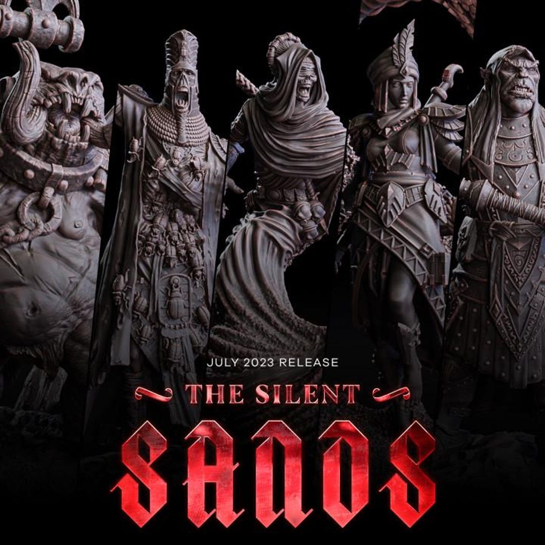 STL 3D Pack the Silent Sands| Dnd, Tabletop, RPG, Path Finder ...