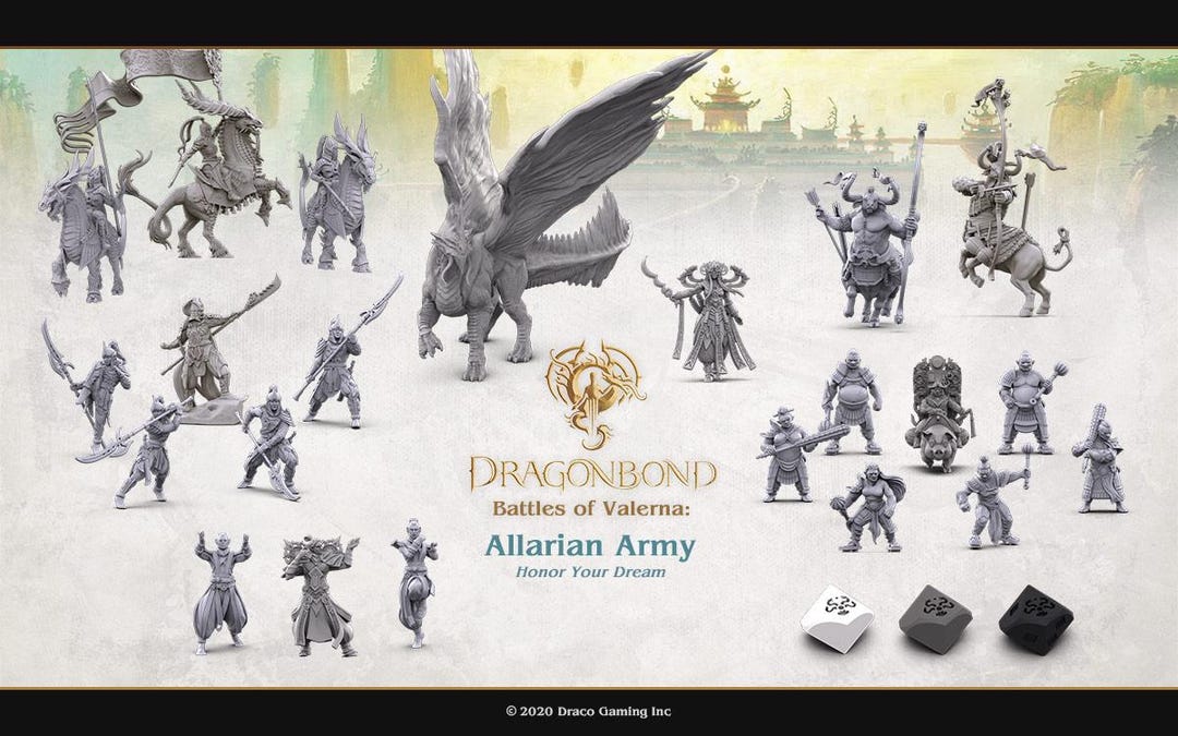 STL 3D Pack Allarian Army From Dragonbond | Dnd, Tabletop, RPG, Path ...
