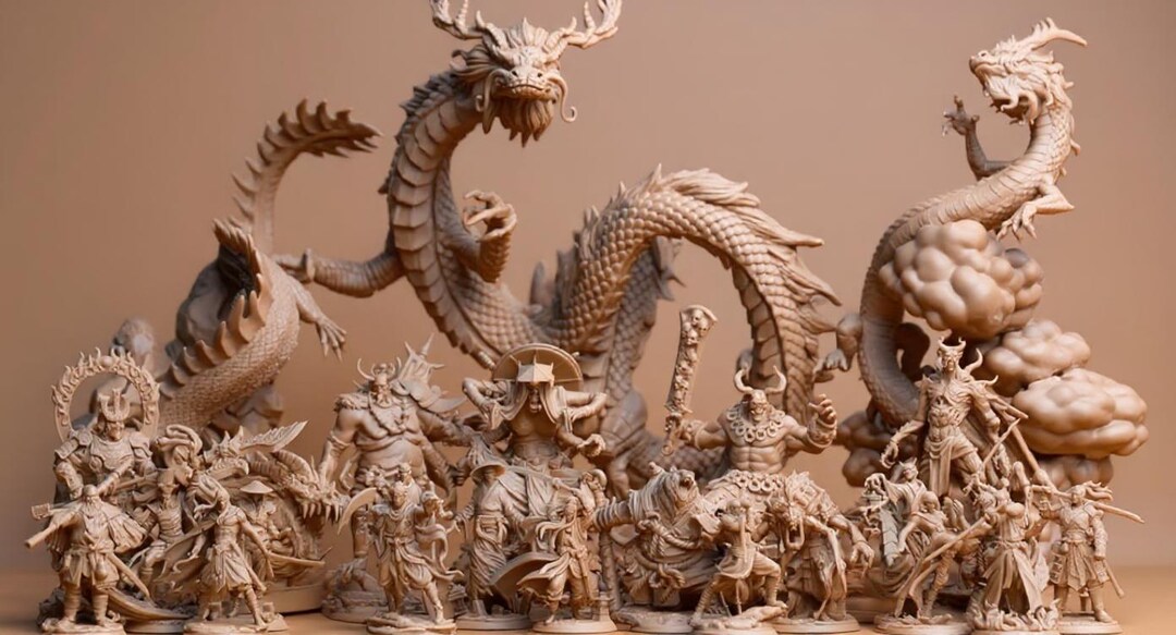 STL 3D Pack First of Fury | Dnd, Tabletop, RPG, Path Finder, Miniature ...
