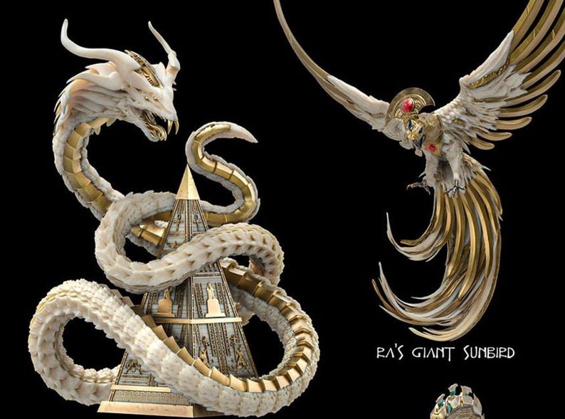 STL 3D Pack Heroes Infinite Gods and Heroes of Egypt | Dnd, Tabletop, RPG, Path Finder ...