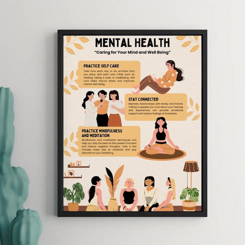 Printable Mental Health Posters | Positive Vibes Inspirational Mental ...