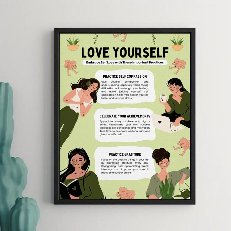 Printable Mental Health Posters | Positive Vibes Inspirational Mental ...