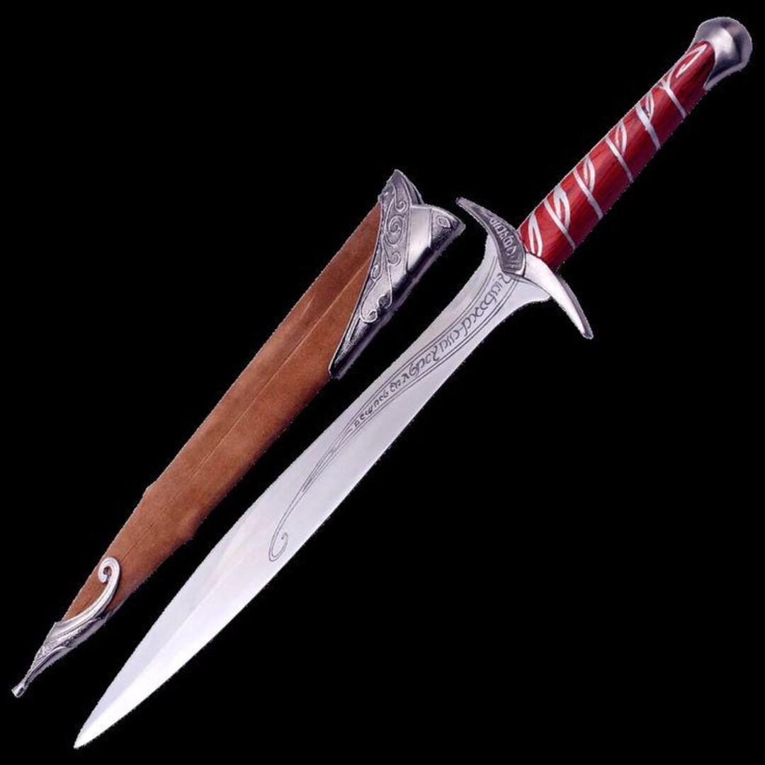 Hand Forged Short Sword With Leather Sheath | Cosplay Display Blade ...