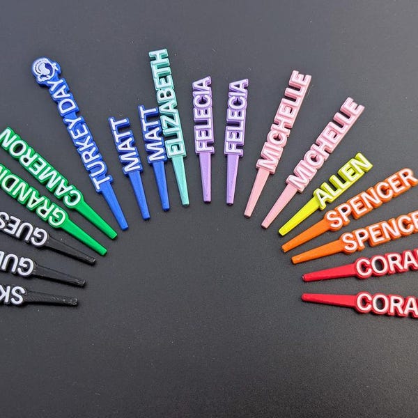 Personalized Name Cribbage Pegs - Etsy