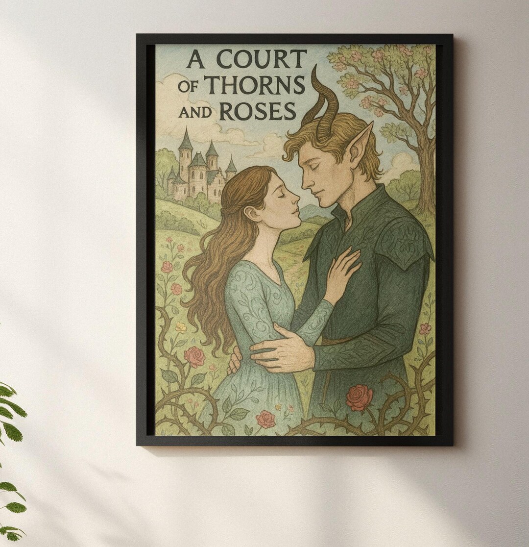 A Court of Thorn and Roses Print | Feyre and Tamlin | Sarah J Maas ...