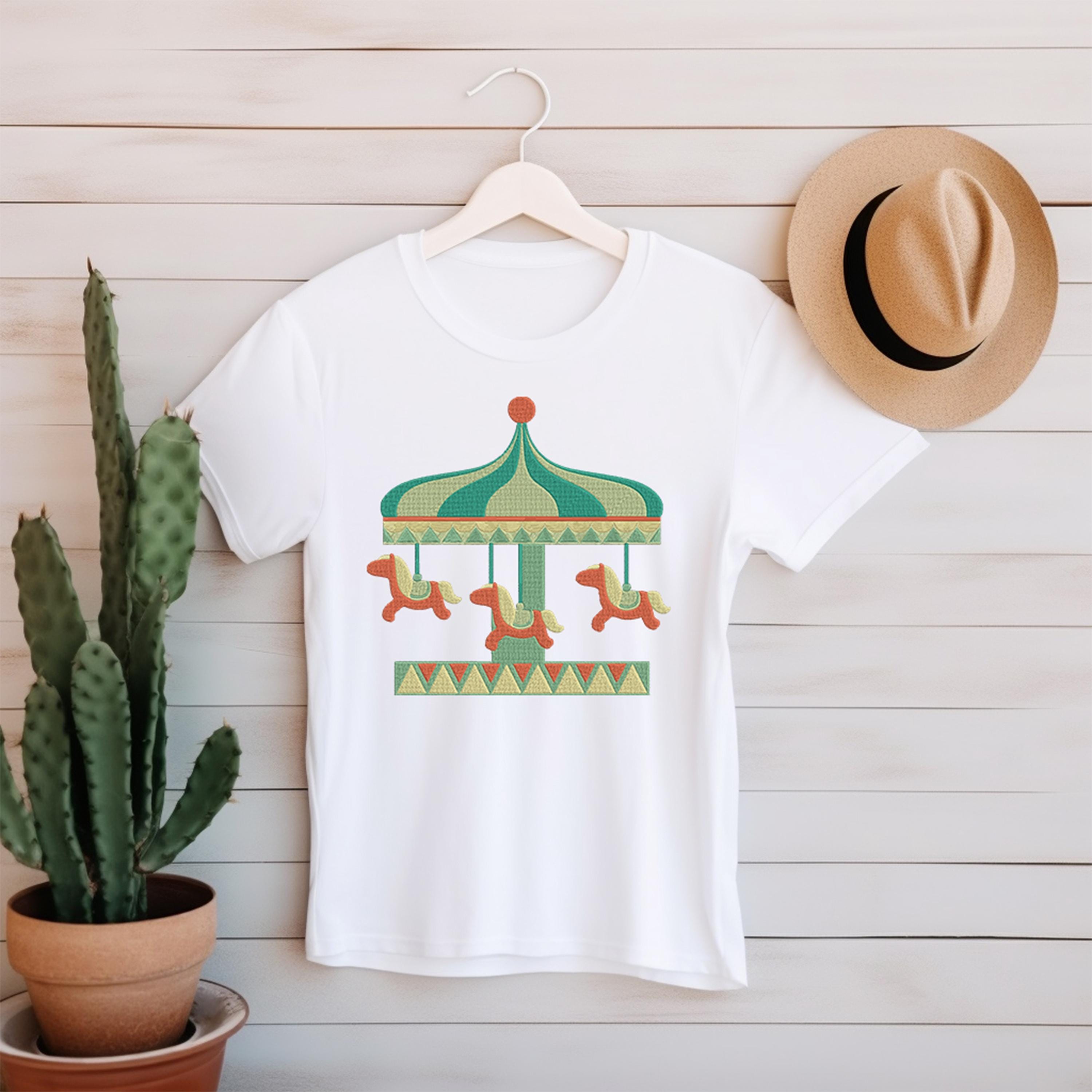 Carnival Park Embroidery Design, Amusement Park Ride Machine Embroidery ...