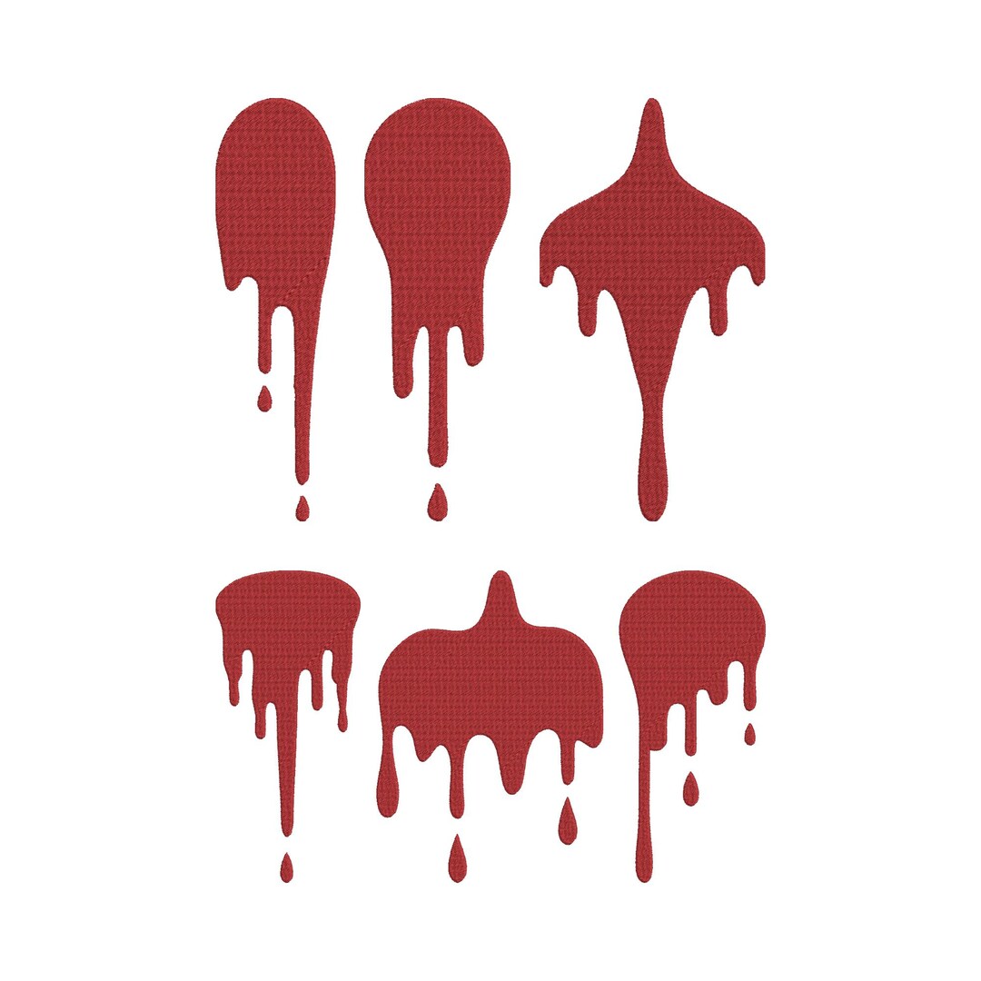 Dripping Paint Embroidery Design, Liquid Drip Stitch Machine Embroidery ...