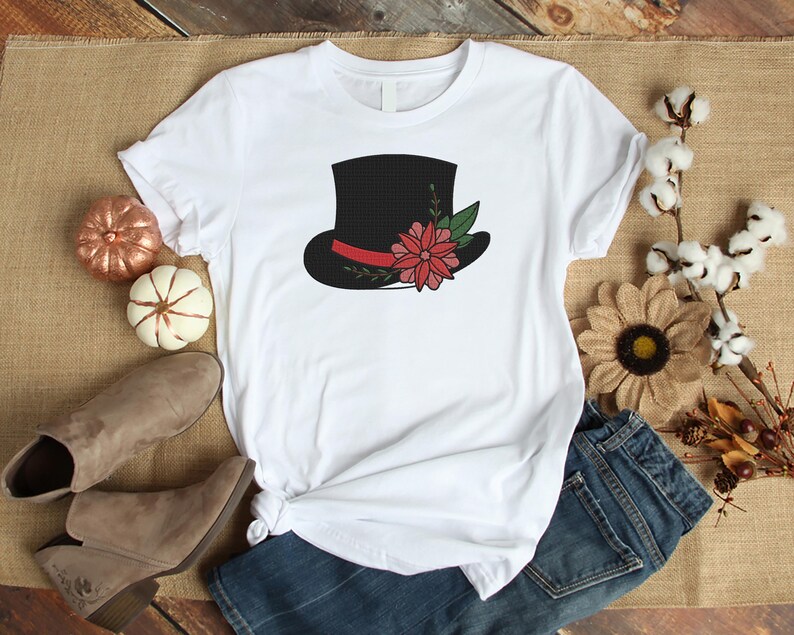 Hat Machine Embroidery Design, Hat Machine Embroidery File, 4 Design, 5 ...