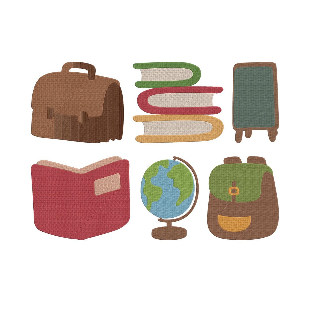 School Education Classroom Embroidery Design, Education Classroom ...